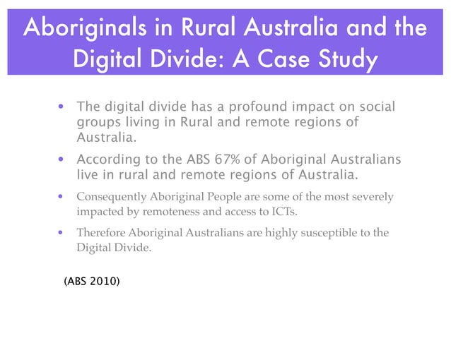 Edge 901 assignment 2. the digital divide | KEY