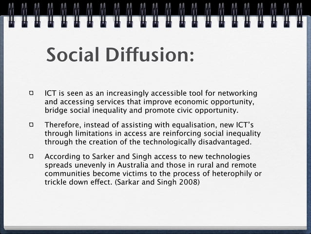 Edge 901 assignment 2. the digital divide | KEY