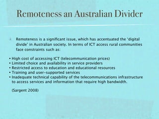 Edge 901 assignment 2. the digital divide | KEY