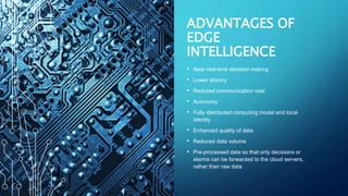 Edge Artificial Intelligence in smart city development | PPTX