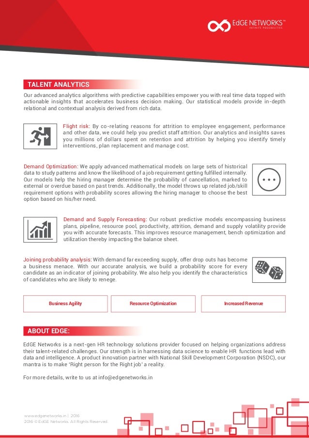 Edge brochure solutions