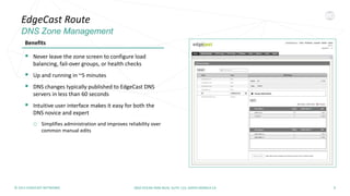 DNS: EdgeCast Route - Technical DNS Service Overview | PPTX | Web ...