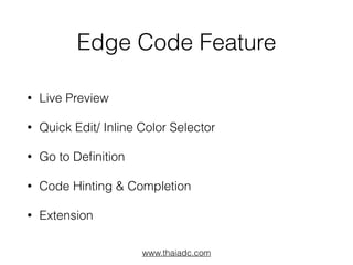 Getting Started Adobe Edge Code CC & Brackets | PPT