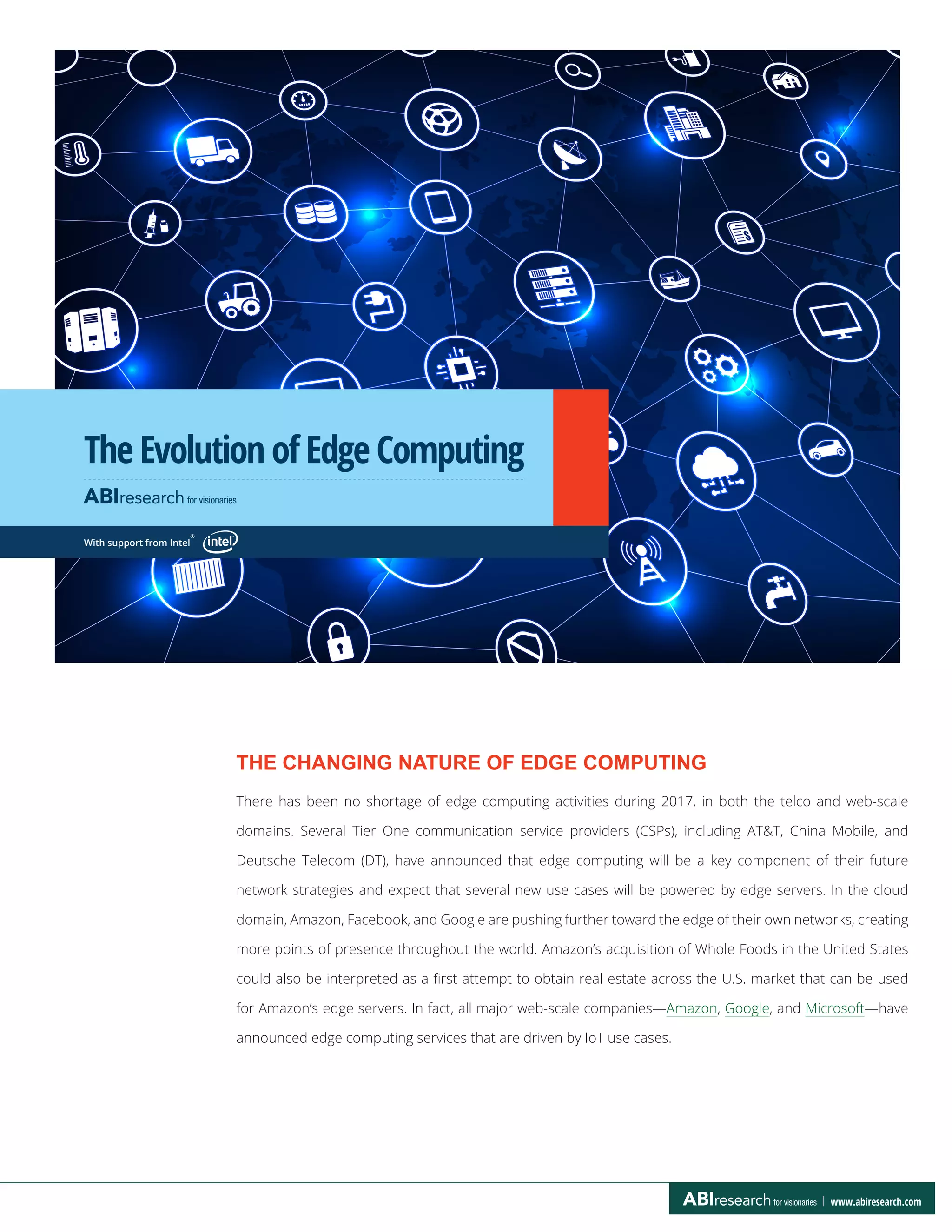 The Evolution of Edge computing | PDF | Cloud Computing | Internet