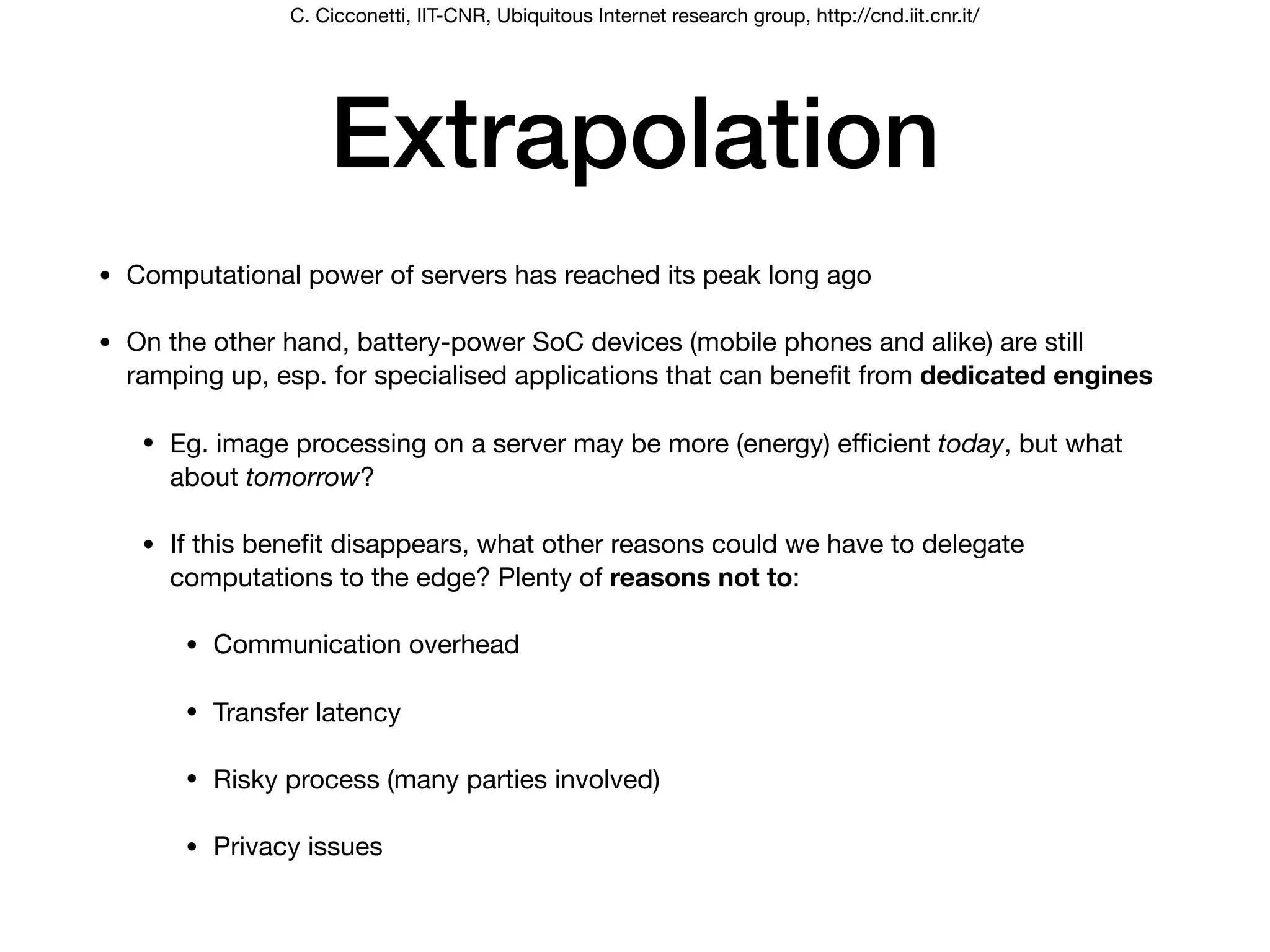 Edge computing offloading: status & perspectives | PDF