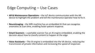 Edge Computing & AI | PPTX