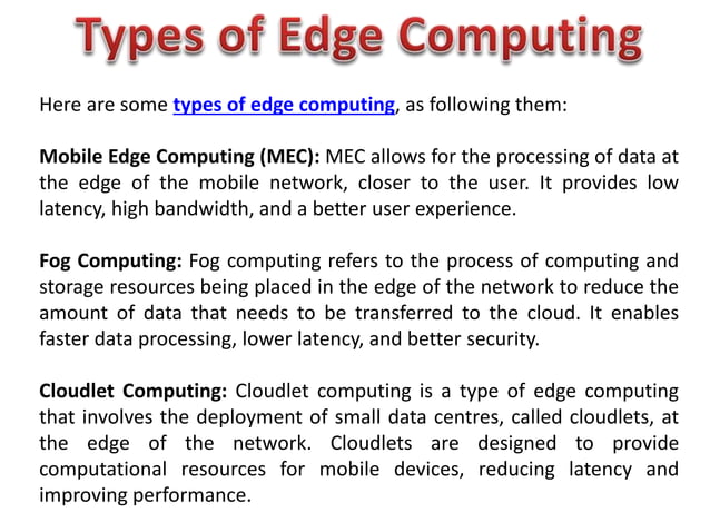 Ultimate Guide to Edge Computing!! | PPTX | Cloud Computing | Internet