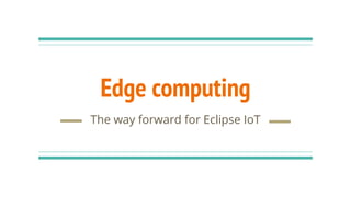 Edge computing PPT slides and it's benifits and drawbacks | PPT