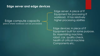 Edge computing and its role in architecting IoT | PPT