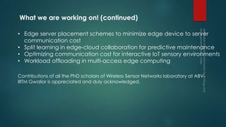 Edge computing and its role in architecting IoT | PPT