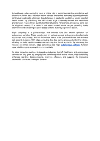 Edge Computing_ Enhancing Data Processing for IoT, Healthcare, and Autonomous Vehicles by Paul ...