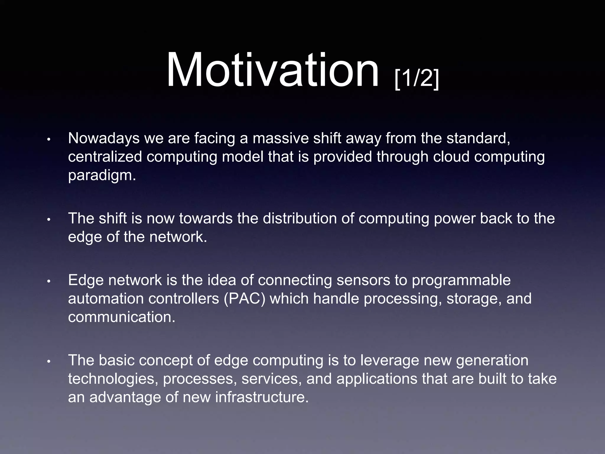 Edge Computing System For Large Scale Distributed Sensing Systems Pptx Cloud Computing