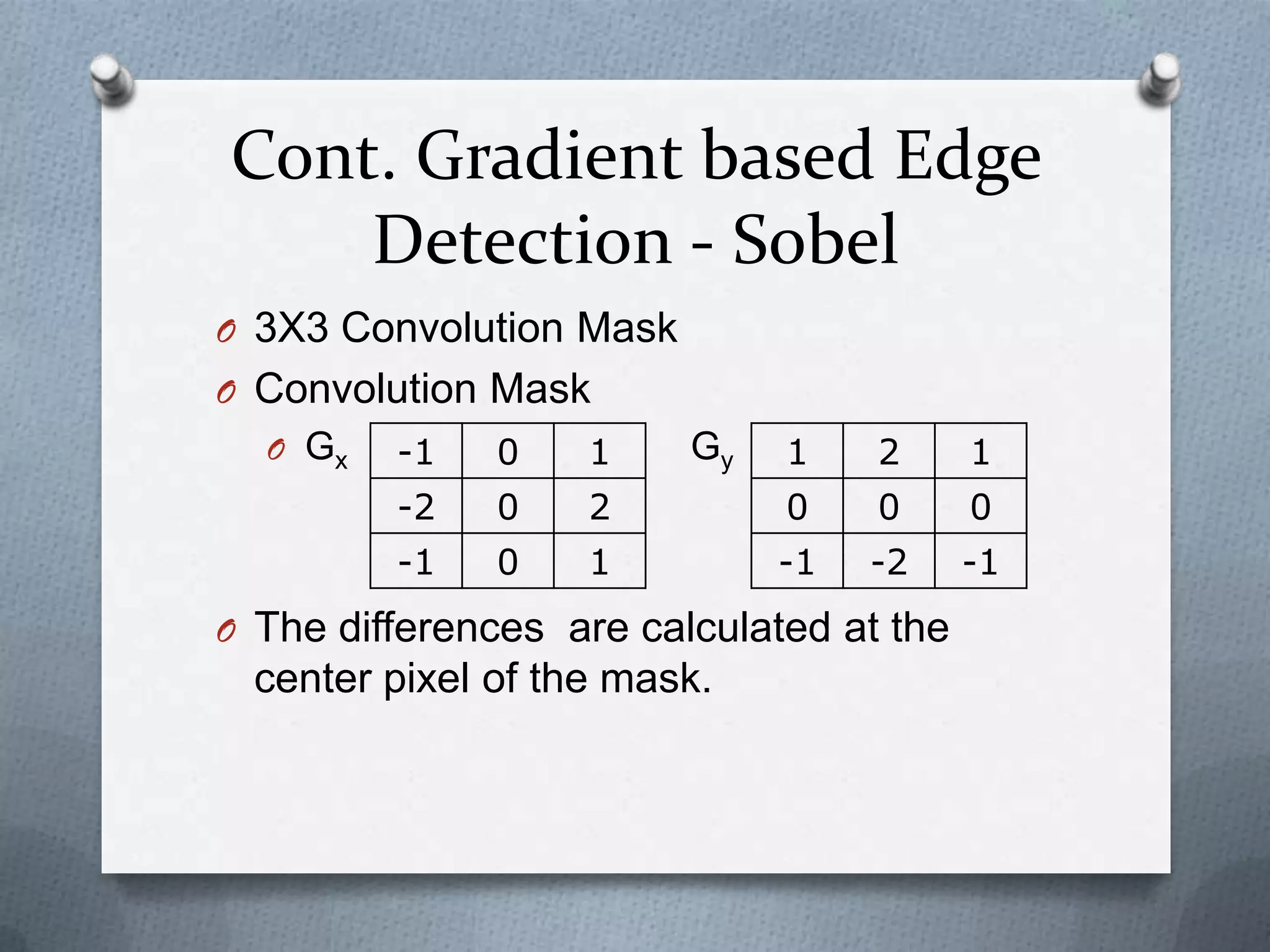 Edge detection | PPTX