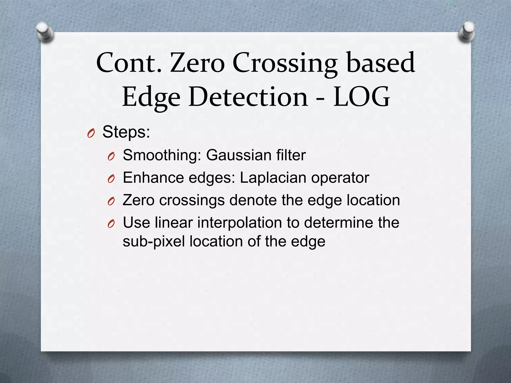 Edge detection | PPTX
