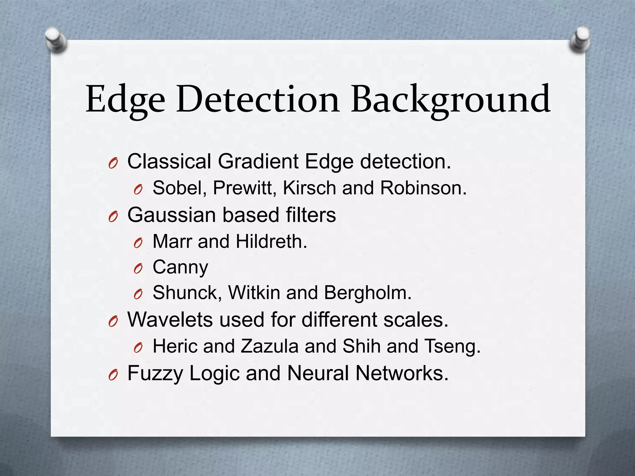 Edge detection | PPTX