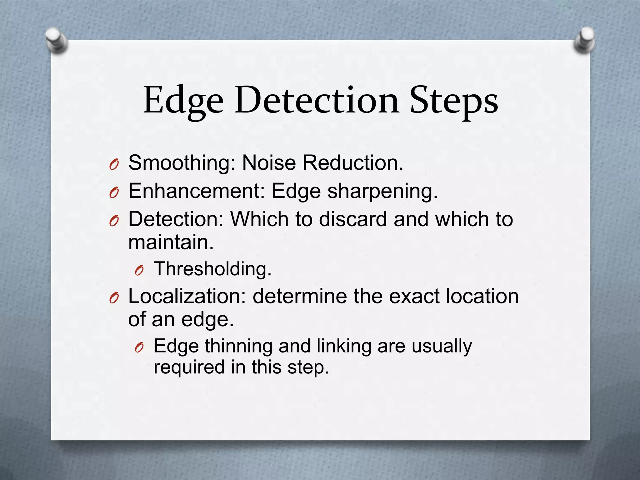 Edge detection | PPTX