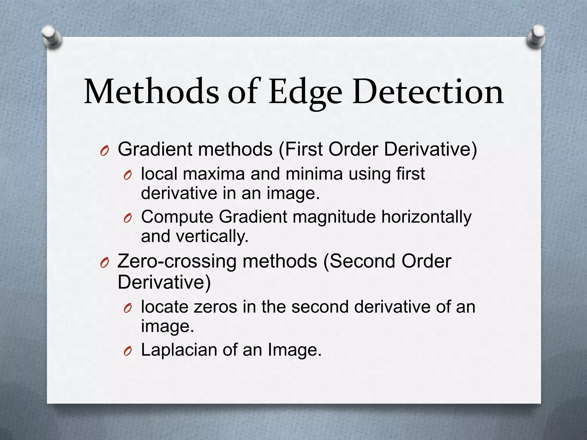 Edge detection | PPTX