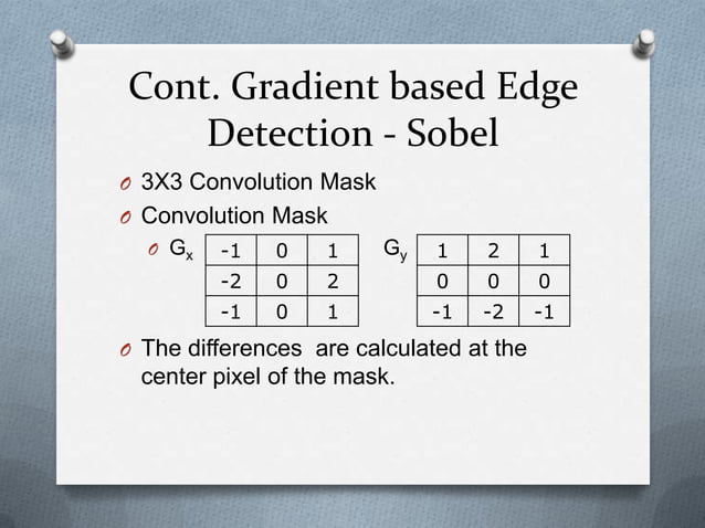 Edge detection | PPTX | Artificial Intelligence | Technology & Computing