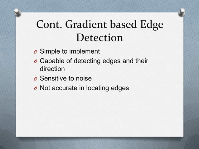 Edge detection | PPTX | Artificial Intelligence | Technology & Computing