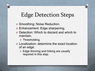Edge detection | PPTX