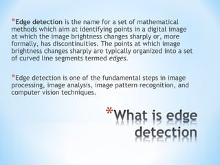 Edge detection-LOG | PPT