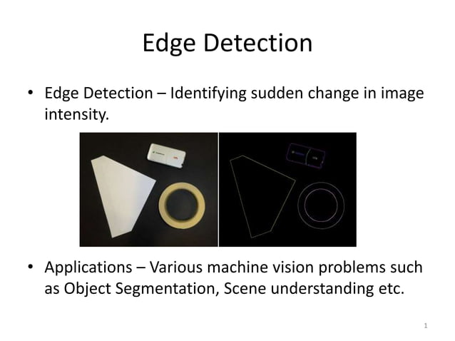 Edge detection | PPTX
