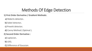 Edge detection | PPT