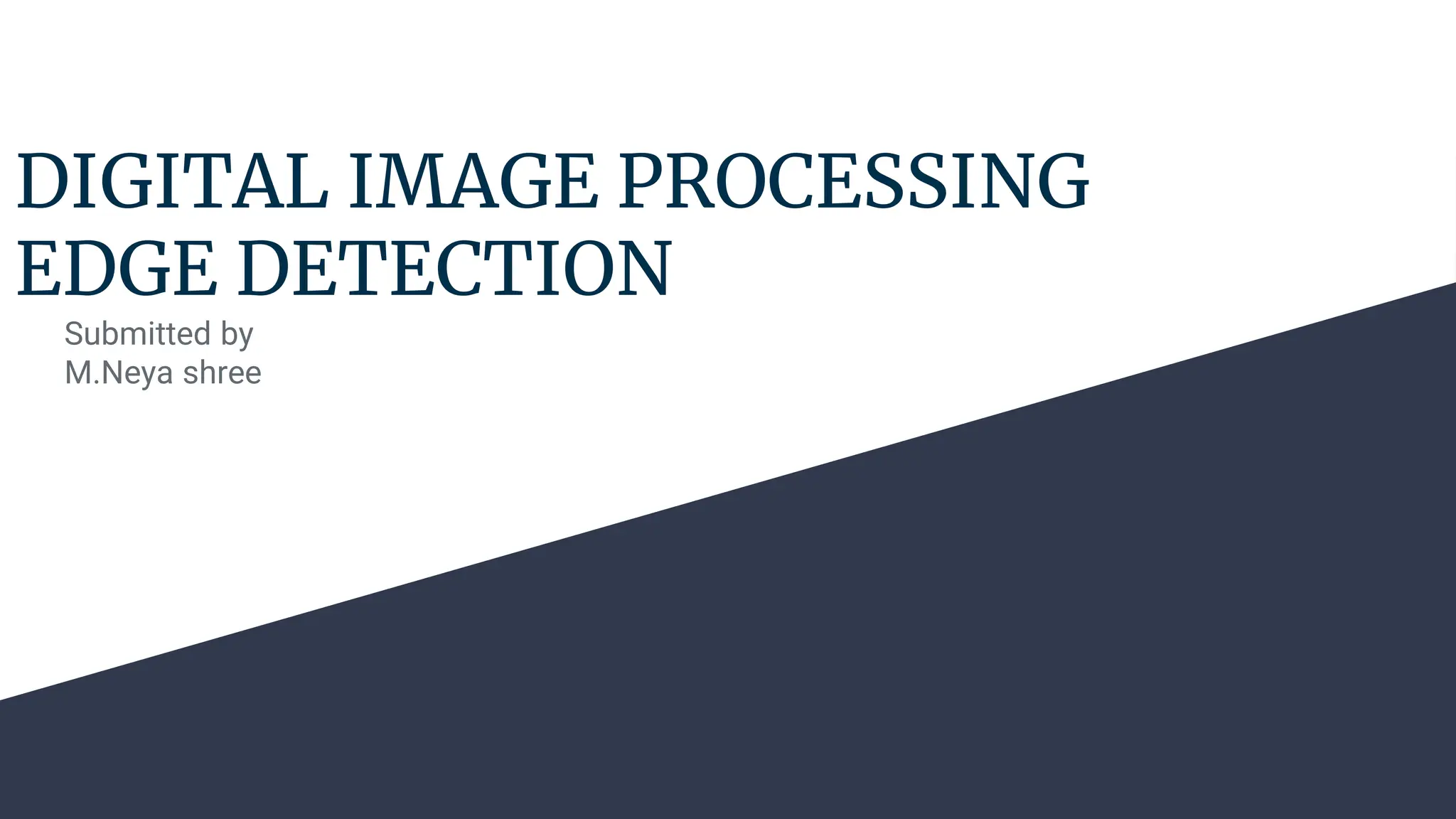 Edge detection.pptx | Computing | Technology & Computing