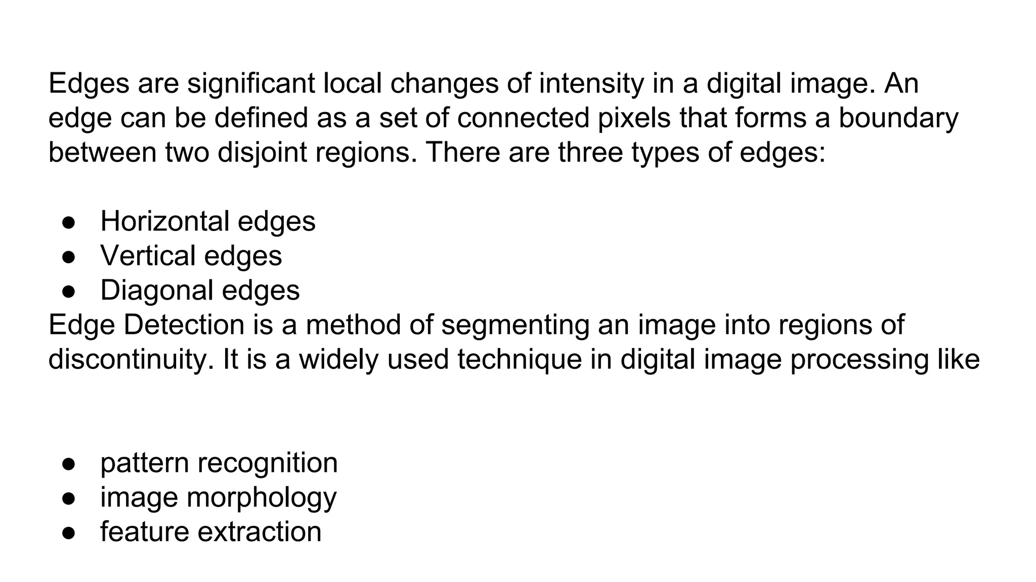Edge detection.pptx | Computing | Technology & Computing