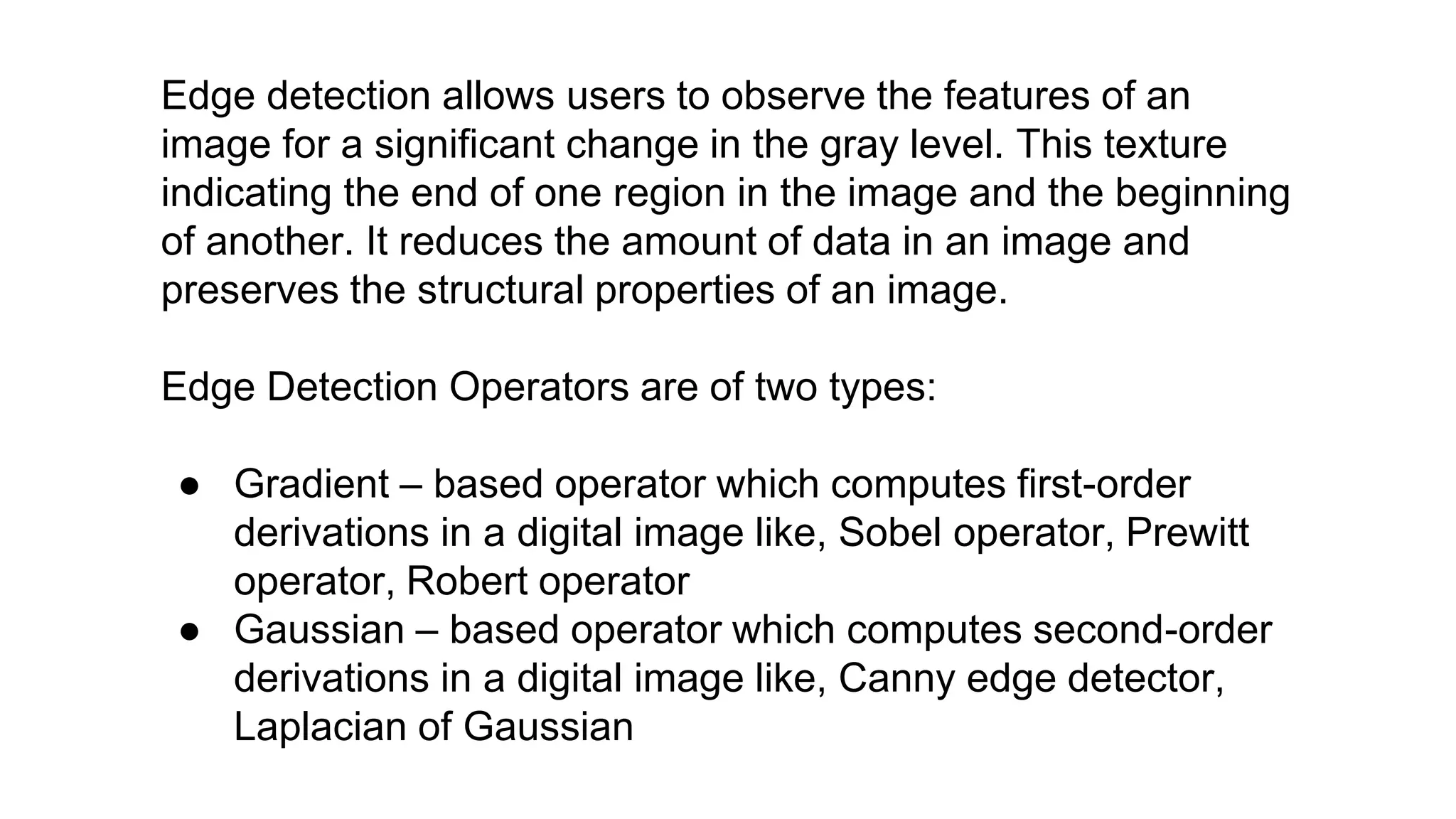 Edge detection.pptx | Computing | Technology & Computing