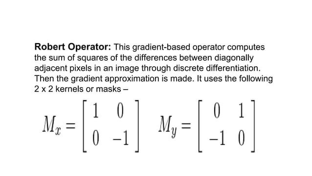 Edge detection.pptx | Computing | Technology & Computing