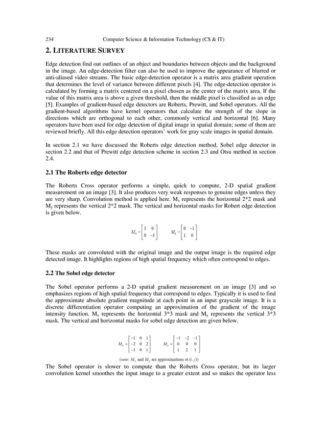 Edge Detection By Modified Otsu Method Pdf