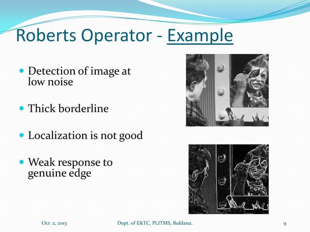 Edge detection of video using matlab code | PPTX