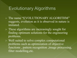 Edge detection using evolutionary algorithms new | PPT