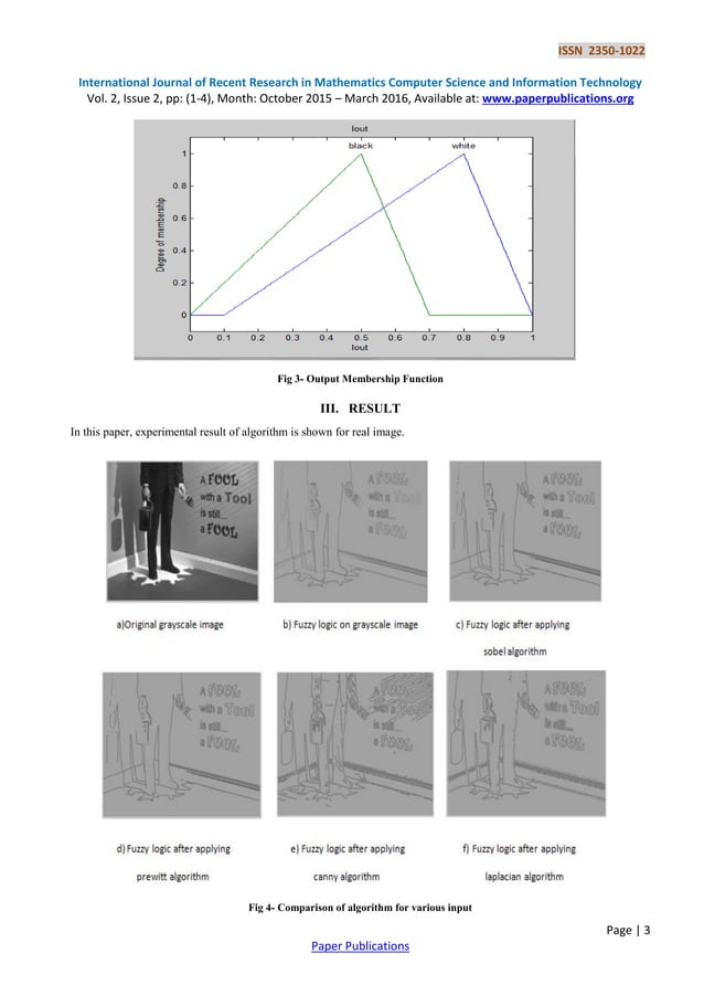 Edge Detection Using Fuzzy Logic With Varied Inputs Pdf