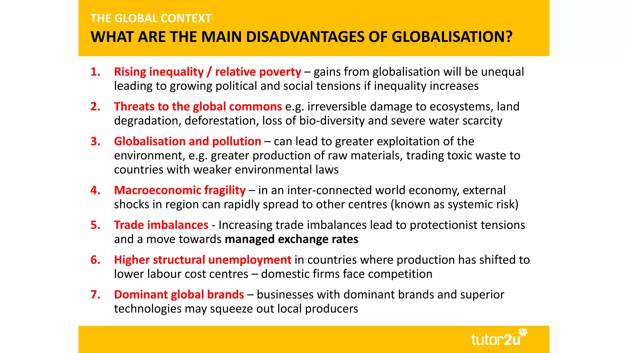 Economics of Globalisation | PPTX