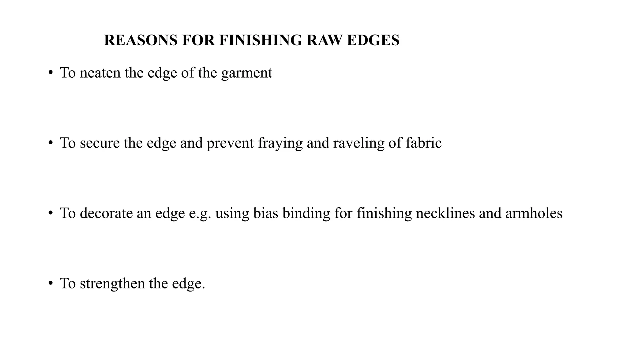 EDGE FINISHES POWER POINT. pptx clothing | PPTX