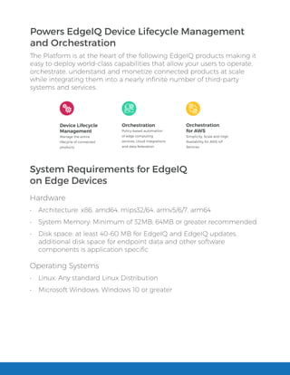 EdgeIQ platform datasheet | PDF