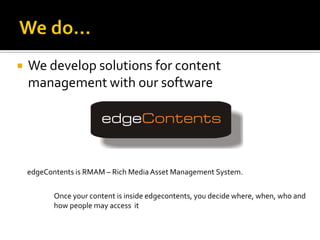 General Business Overview - Multiplatform CMS | PPT