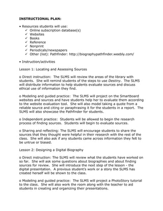 Information Literacy Plan | DOC