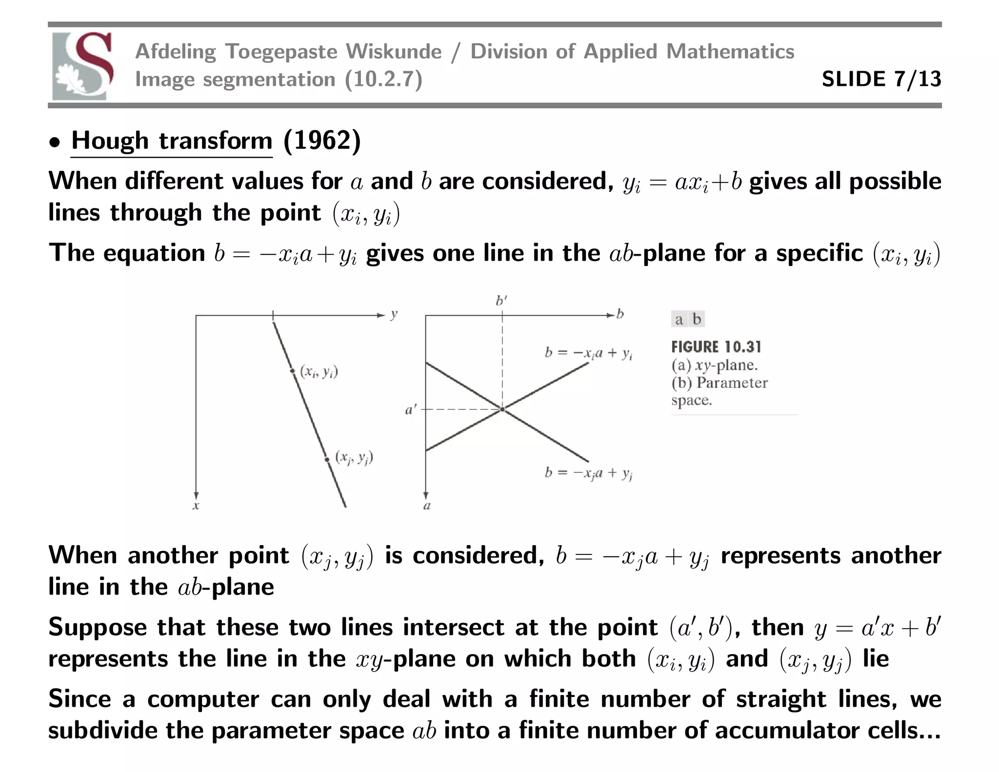 Edge linking hough transform | PDF