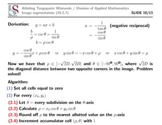 Edge linking hough transform | PDF