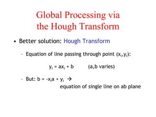 Edge linking via Hough transform.ppt