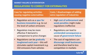 Market failure and government intervention | PPTX