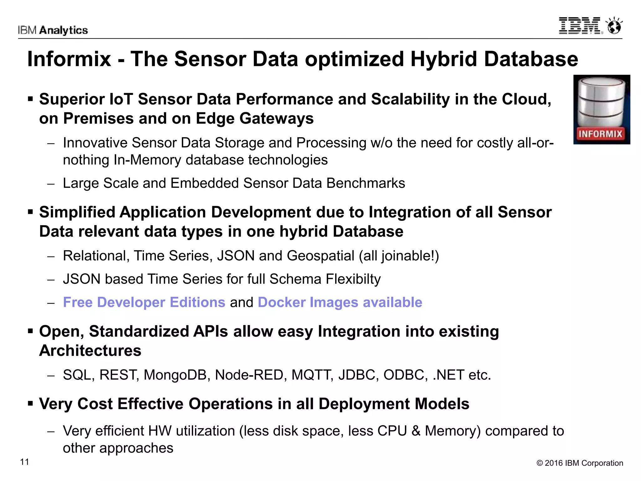 IoT Analytics from Edge to Cloud - using IBM Informix | PPTX | Databases | Computer Software and ...