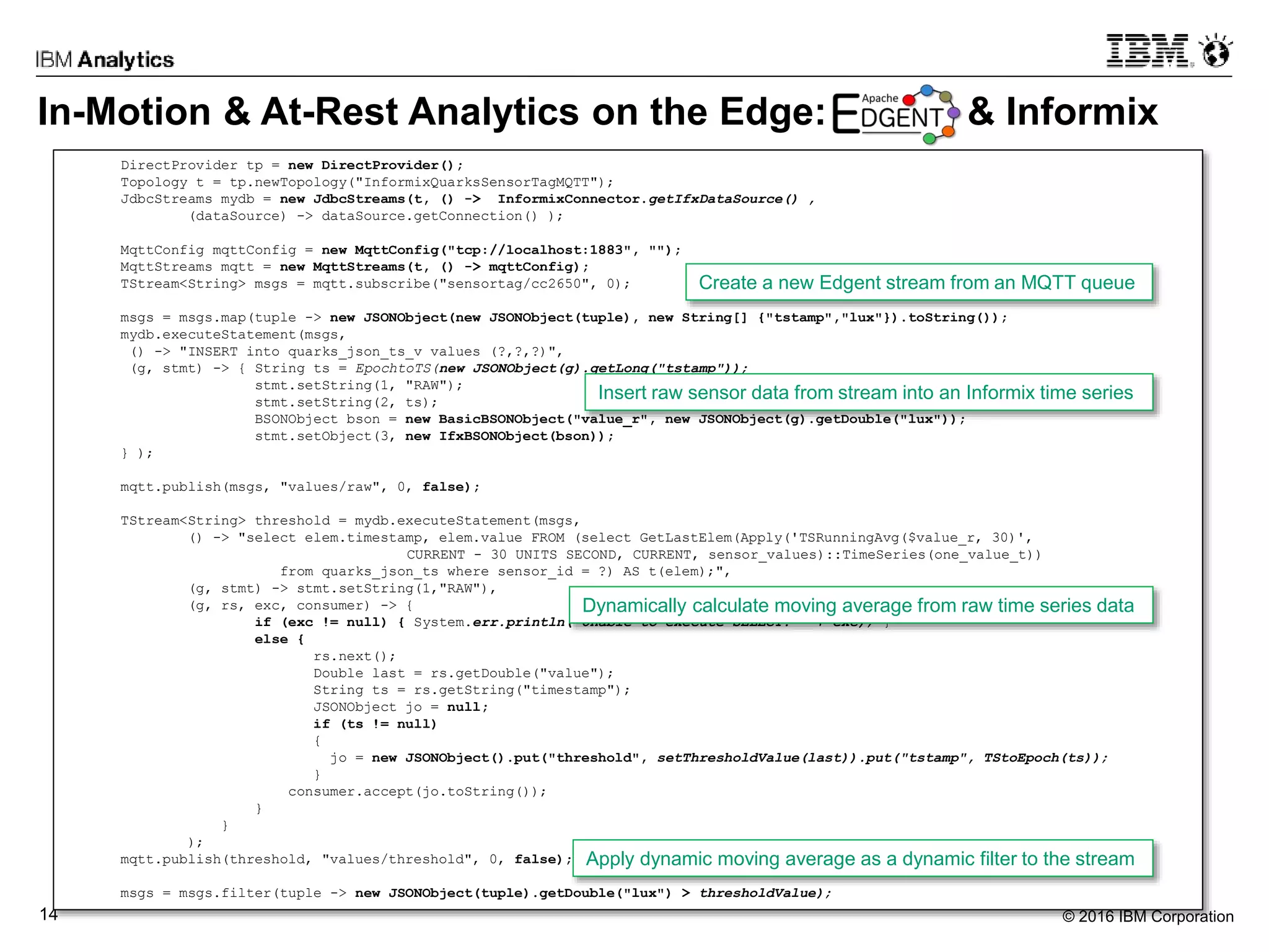 IoT Analytics from Edge to Cloud - using IBM Informix | PPTX | Databases | Computer Software and ...