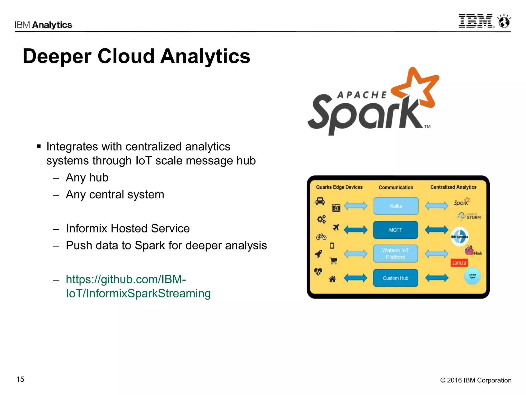 IoT Analytics from Edge to Cloud - using IBM Informix | PPTX | Databases | Computer Software and ...