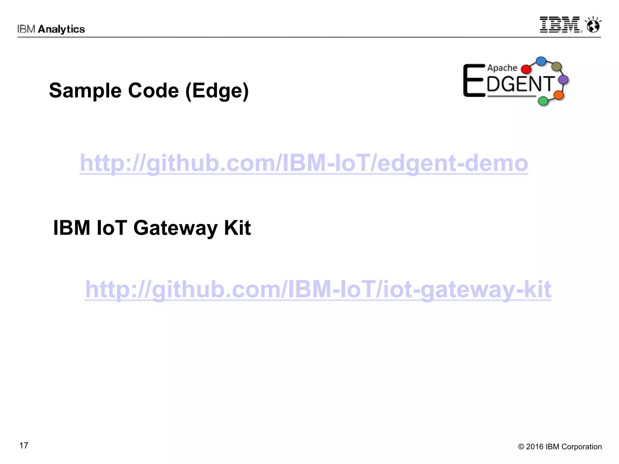 IoT Analytics from Edge to Cloud - using IBM Informix | PPTX | Databases | Computer Software and ...