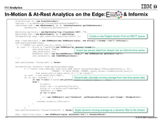 IoT Analytics from Edge to Cloud - using IBM Informix | PPTX | Databases | Computer Software and ...
