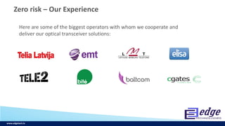 Edge optical transceivers | PPT